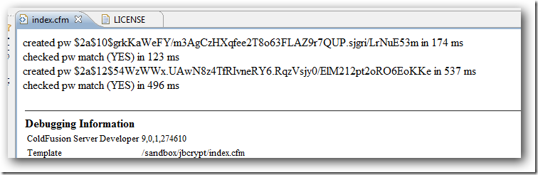 MXUnit Blog: Hashing passwords with bcrypt in ColdFusion